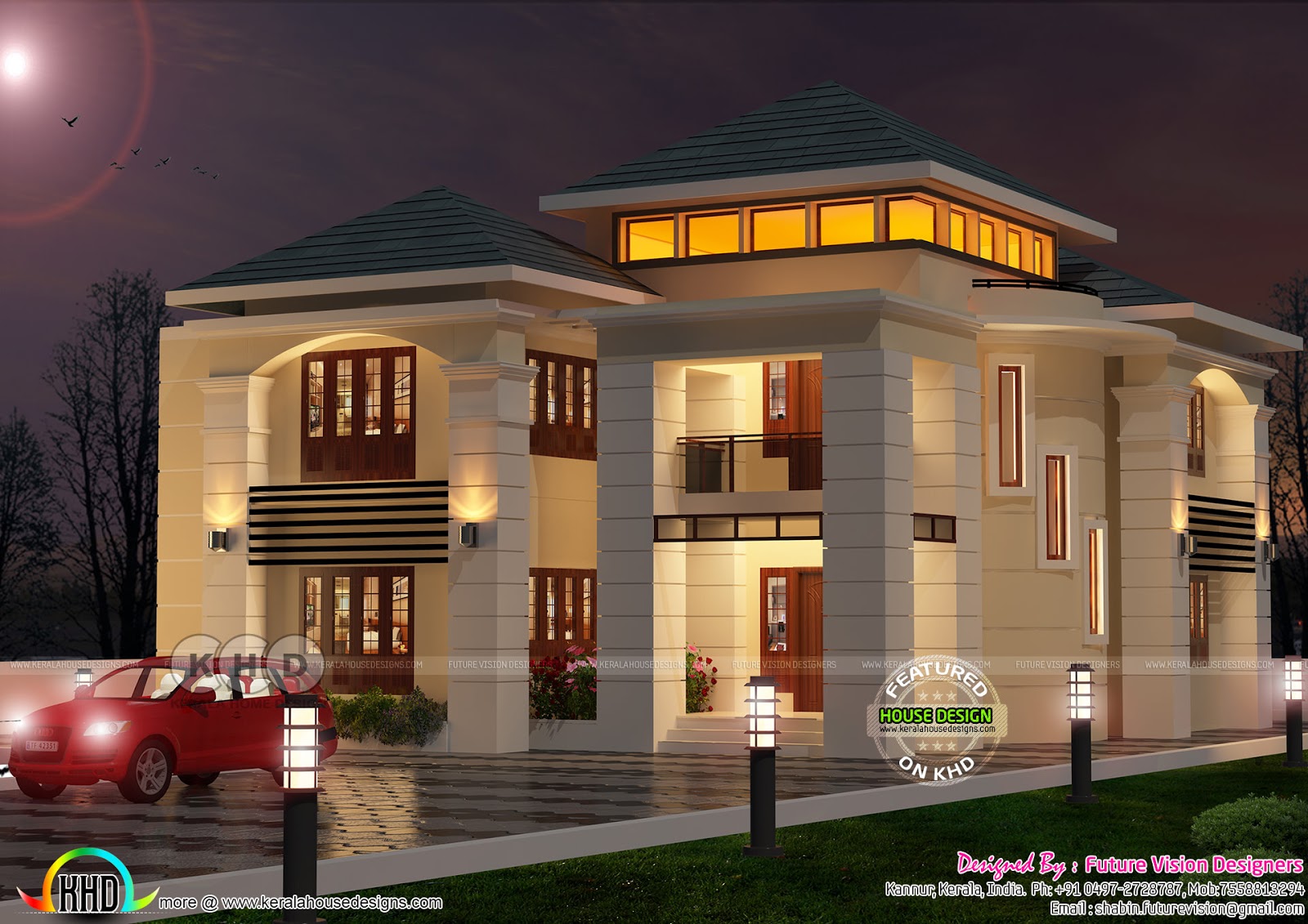 2755 sq-ft 4 bedroom attached villa - Kerala Home Design and Floor ...