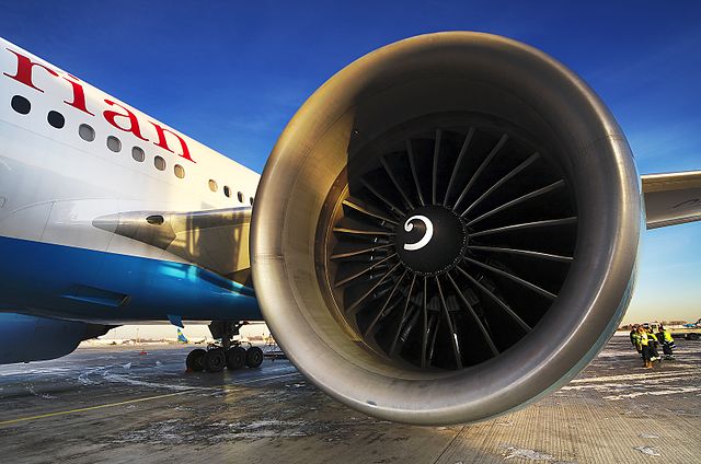 What is the spiral mark on the cone of the aircraft engine? - Aircraft ...