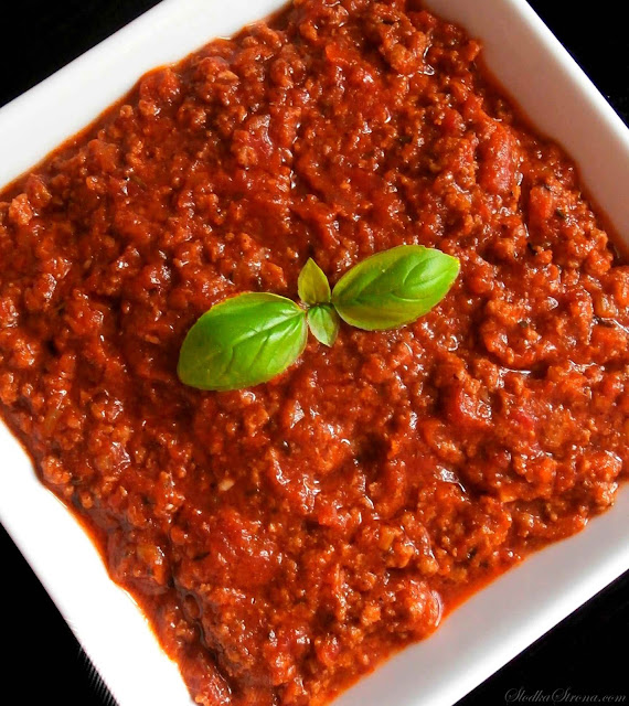 Słodka Strona: Domowy Oryginalny Sos Boloński (Bolognese)