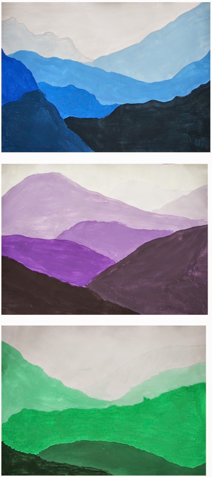 The Rolling Artroom: Value Landscapes (4th-6th Grade)