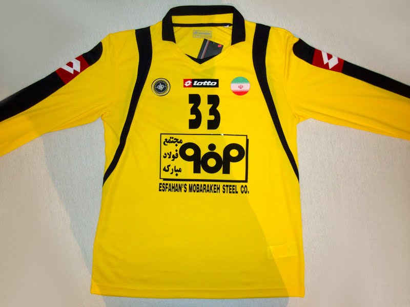 Foolad Mobarakeh Sepahan Sport Club (Irã) - Show de Camisas