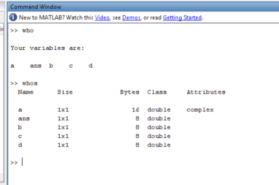 Electrical Engineering Tutorial ~ Matlab Variables And Operators