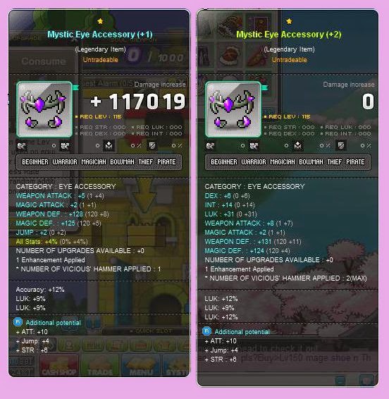 Diary Of A MapleStory NightLord: My Stats And Equipment Update