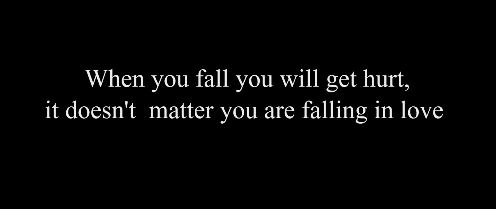 Fallen Angel: When you fall you will get hurt, it doesn't matter you ...
