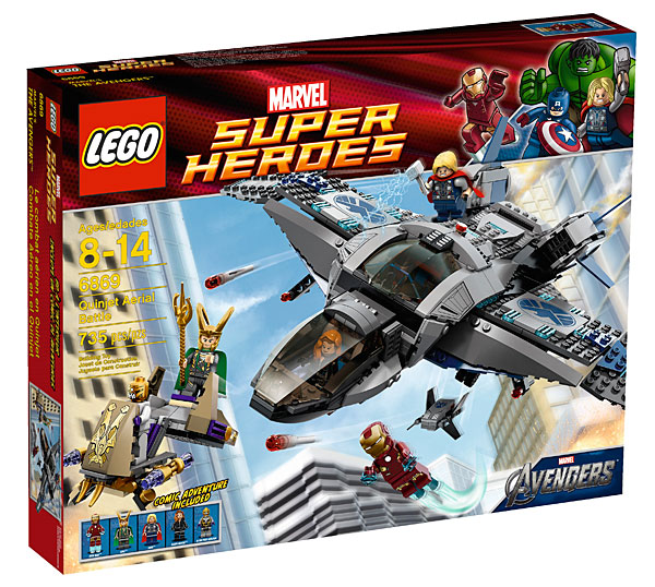 Marvel Discovery: Brinquedo: LEGO® Marvel Super Heroes Quinjet Aerial ...