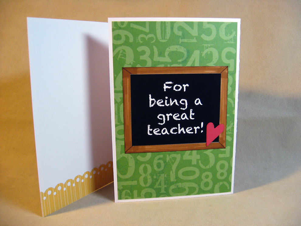 Teacher Appreciation Cards