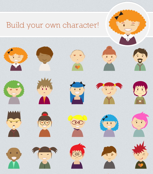 Kit de creación de avatares (Character Design Kit) | Recursos 2D