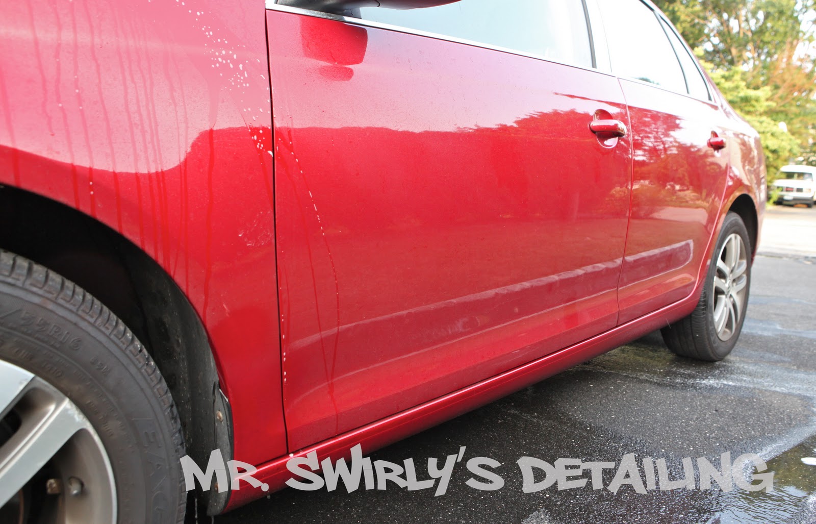 Mr. Swirly's Detailing: 2006 Maroon VW Jetta