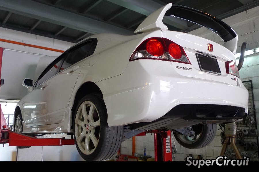 SUPERCIRCUIT Exhaust Pro Shop: Honda Civic Type-R Header (DYNO TESTED)