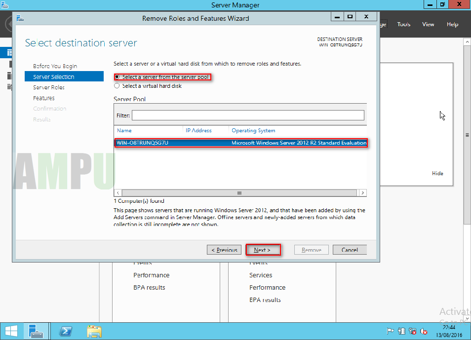 Cara mengubah Server GUI ke Core Windows Server 2012 R2 ~ Amal Punya