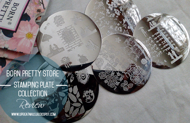 5 Pcs Born Pretty Stamping Plate Review - Upbeat Nails | Nail Art Blog