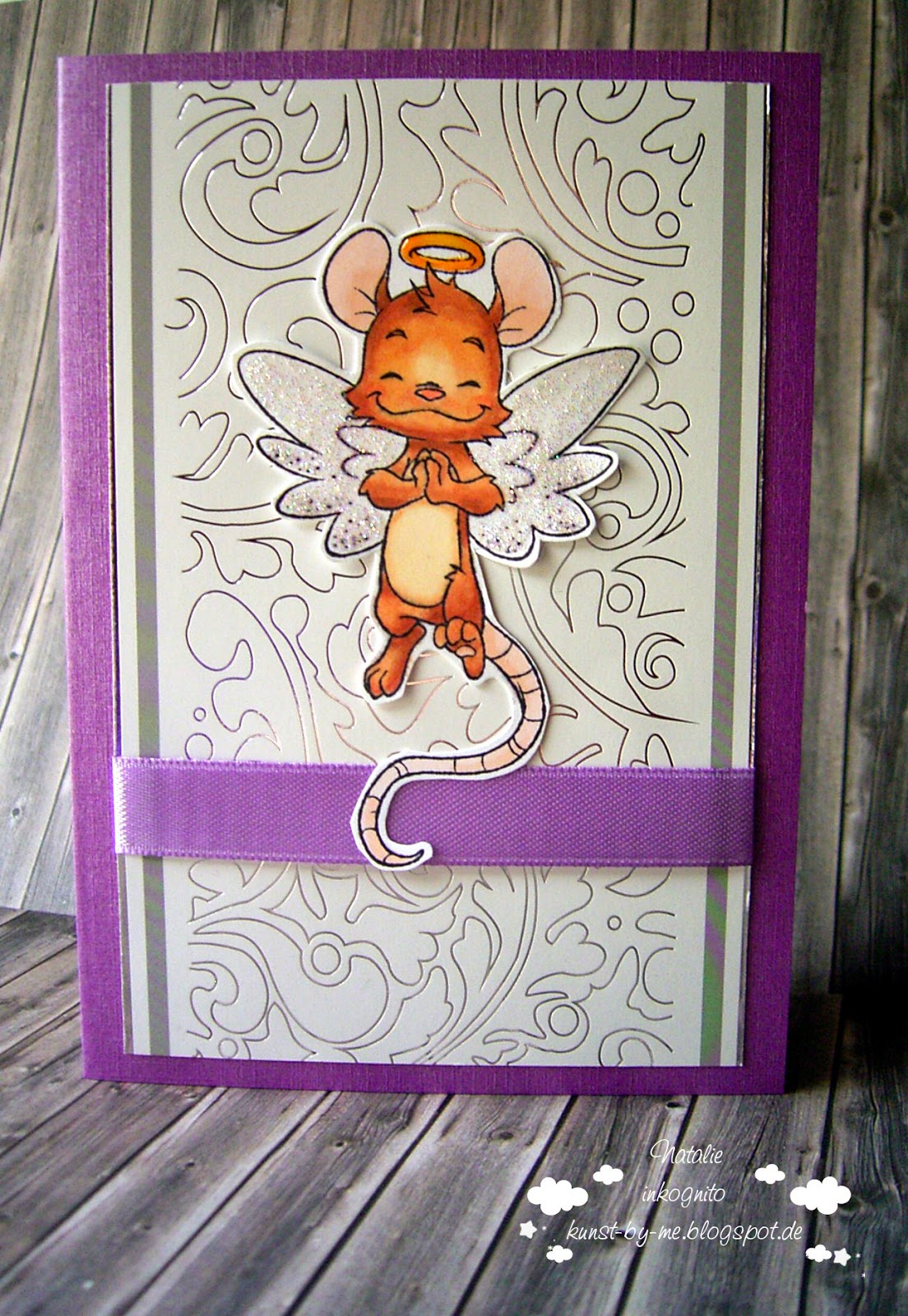 INKognito ~ Cards by Natalie: Engelmaus (angelmouse)