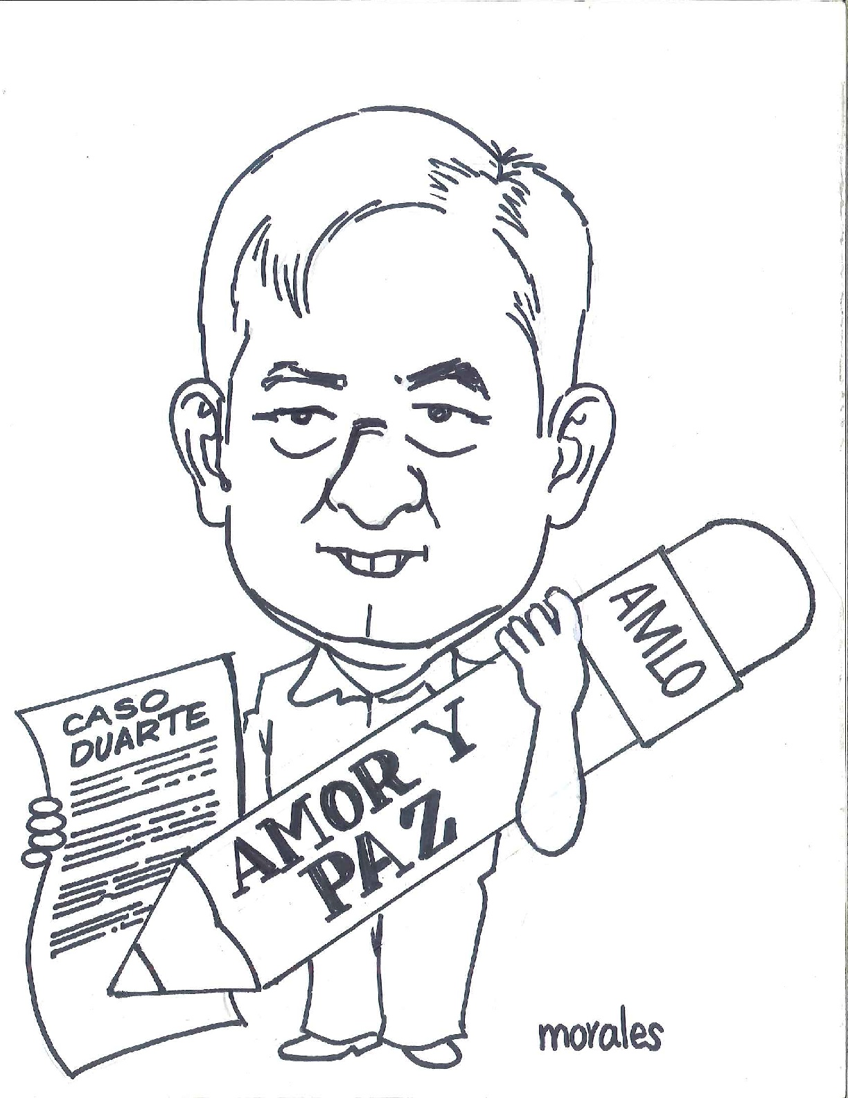 "AMLO 2018" caricatura