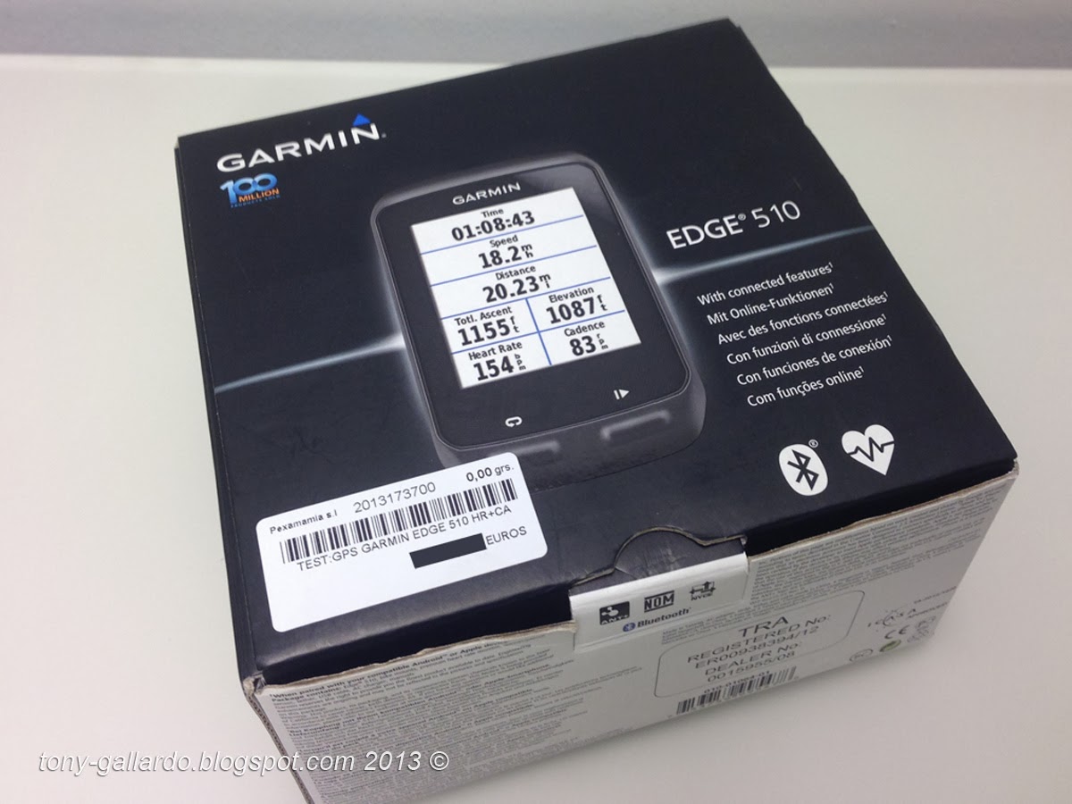 Tony Gallardo: PRUEBA GARMIN EDGE 510