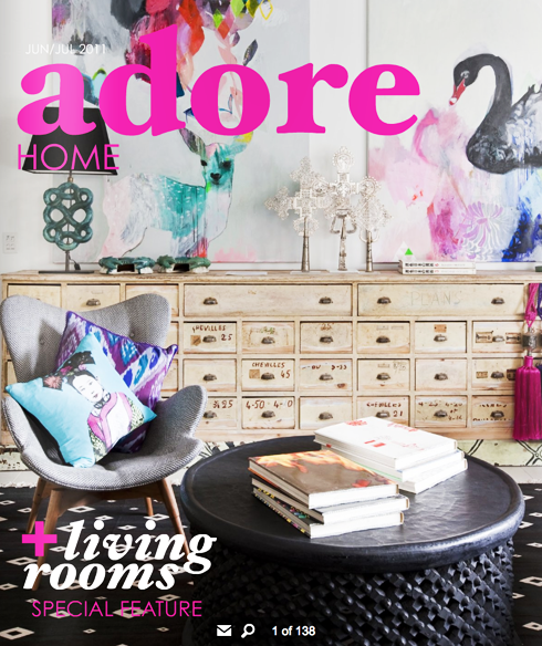 My Home Featured in Adore Magazine - Made By Girl