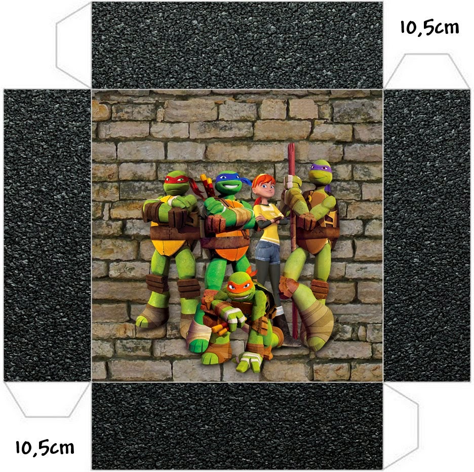 Tortugas Ninja: Cajas para Imprimir Gratis. - Ideas y material gratis ...