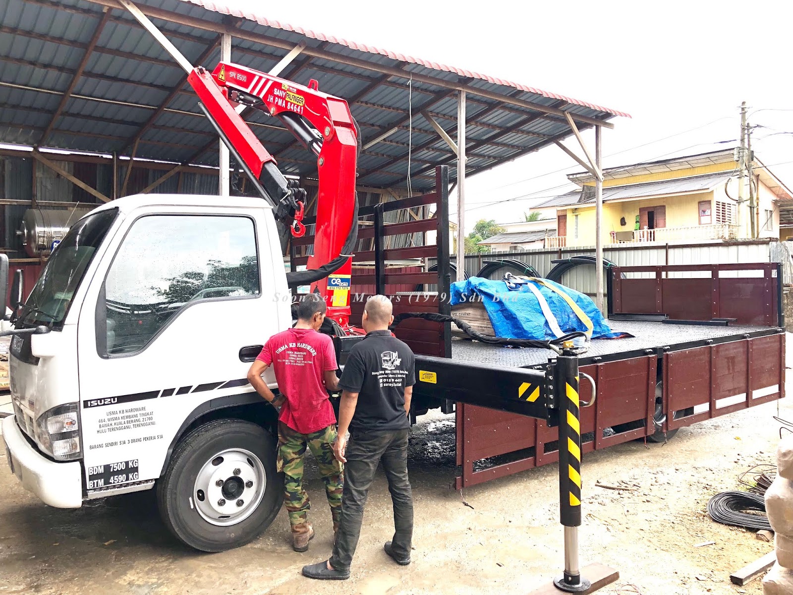 Handover Sany Palfinger SPK8500 Truck Mounted Crane to Purchaser