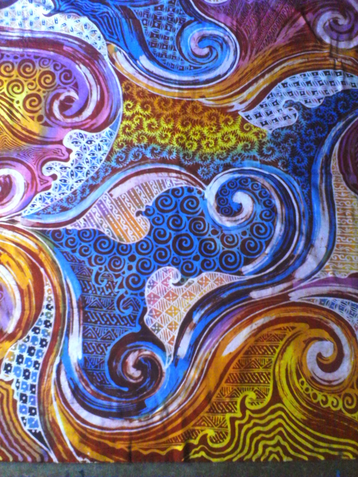 sanggar gubuk batikku: batik tulis abstrak kontemporer