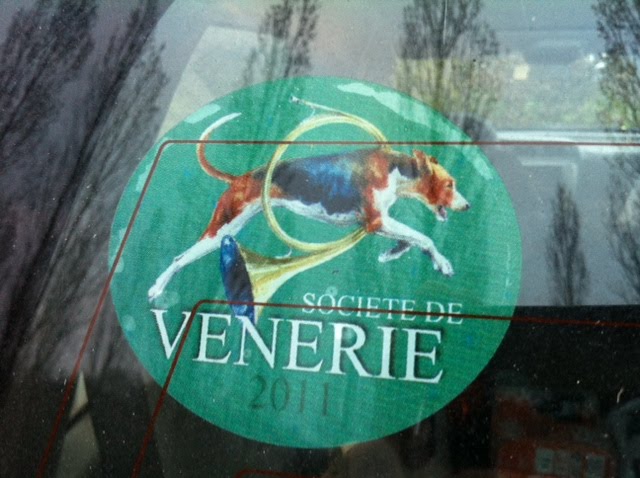 autocollant: Société de vènerie.