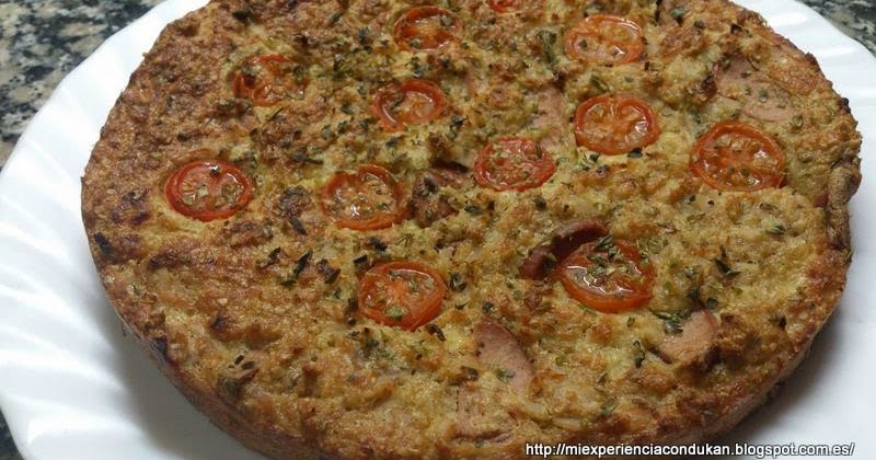 DE CRUCERO Y CONSOLIDACIÓN CON DUKAN : PAN PIZZA CHERRY