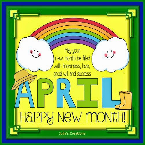 Julia's Creations: Goodbye March, hello April!