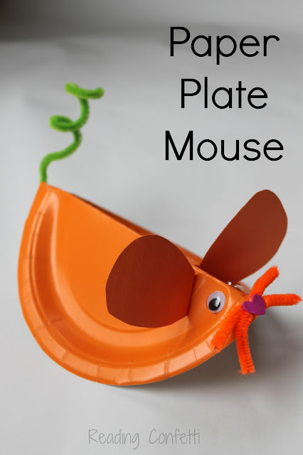 Paper Plate Mouse: Virtual Book Club for Kids ~ Reading Confetti