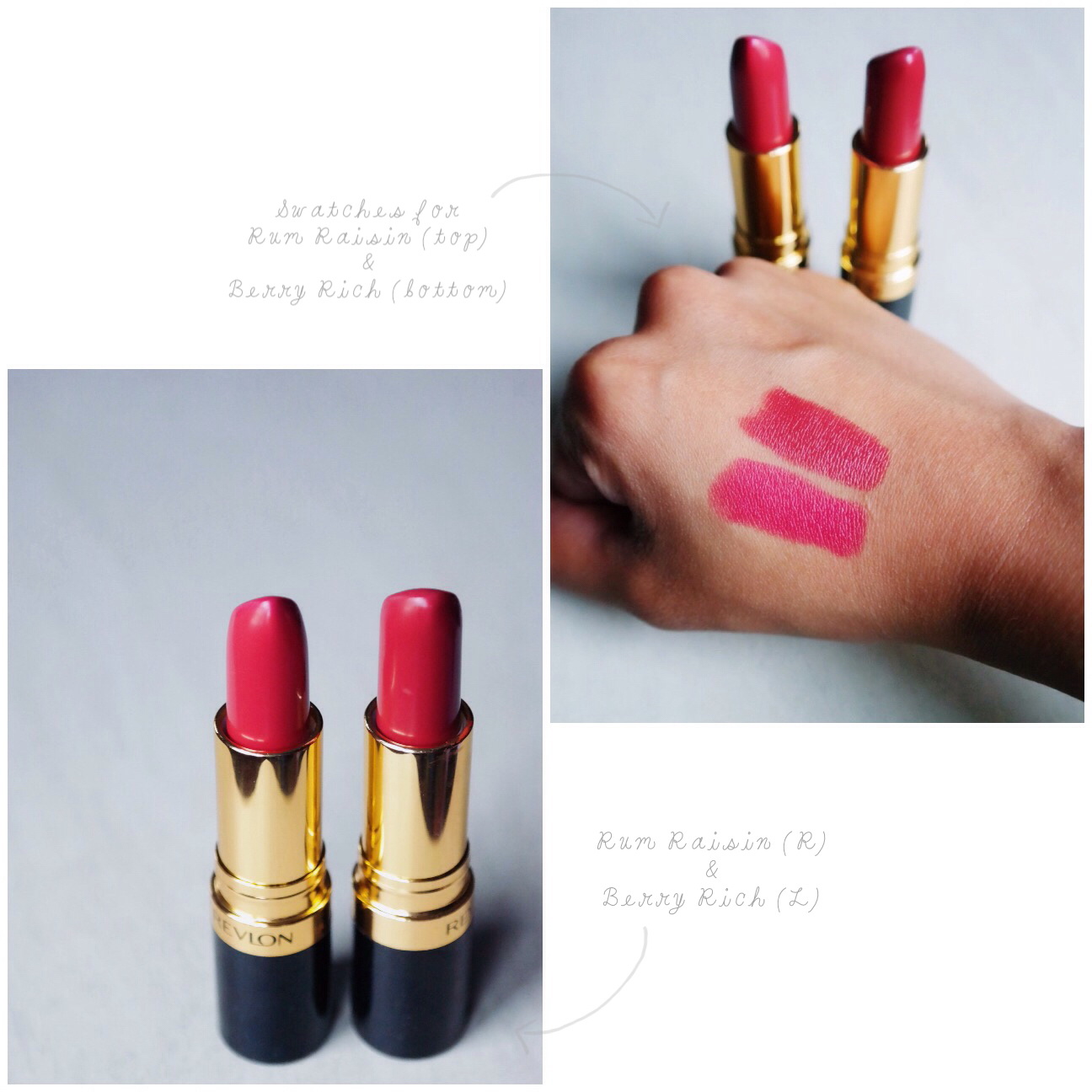 Revlon Berry Rich Lipstick Swatch