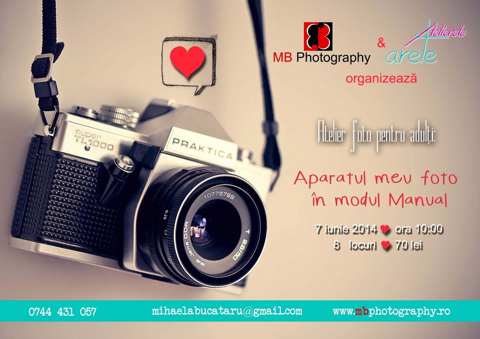 MB Photography: Atelier foto pentru adulti - 7 iunie 2014