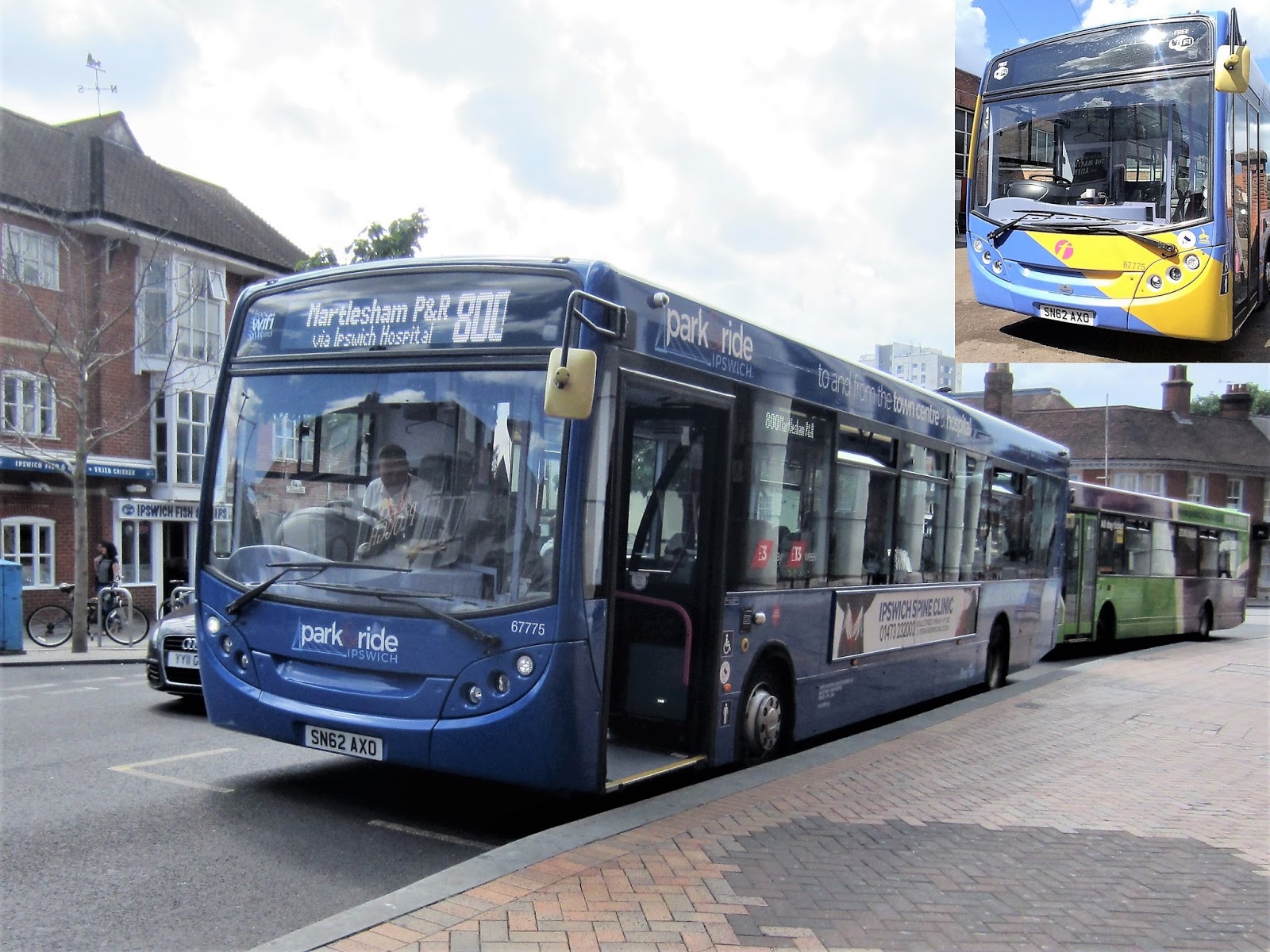 East Norfolk (& East Suffolk) Bus Blog: Ipswich Saturday