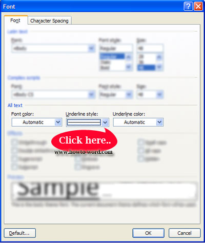 How to underline words and the spaces between them in Microsoft Word ...