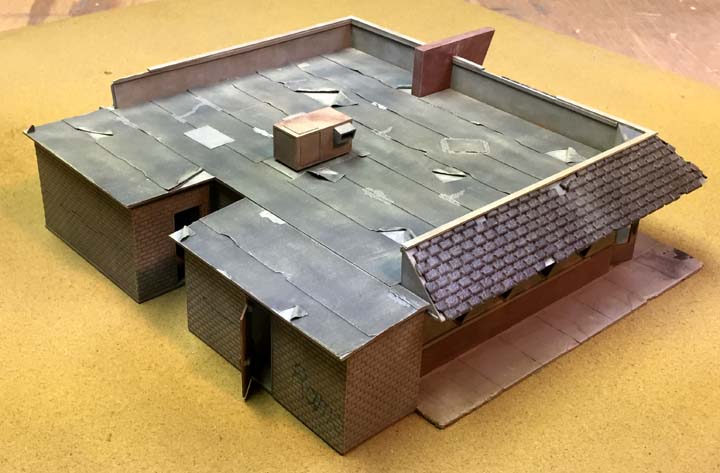 Irishserb's Miniatures Adventure: 28mm Post-Apoc Diner and Billboard Update