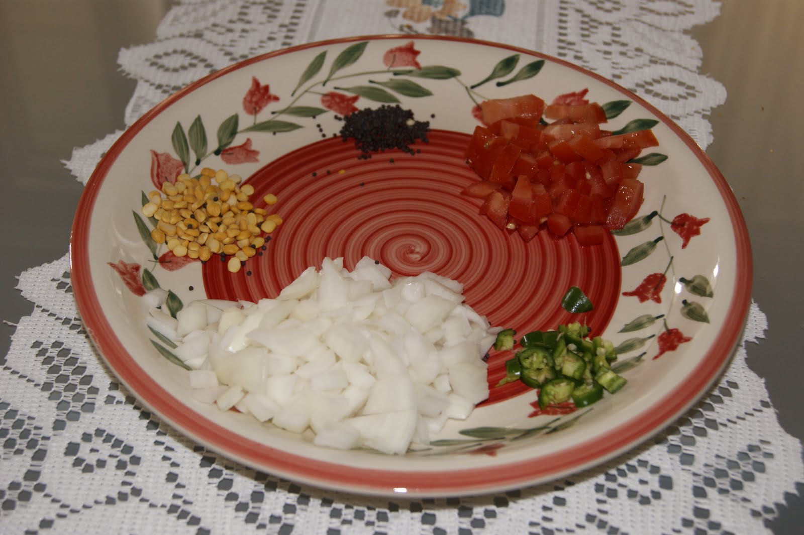 Semolina snack ( Upma)