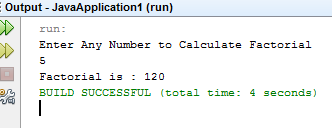 Factorial of a Number JAVA - PROGRAMMING