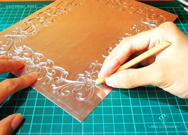 Técnica perfilado plano en el repujado en aluminio | Aracelyasmine ...