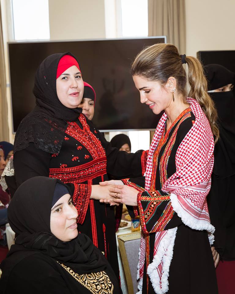 Her Majesty went to Tafileh for Beneficiaries of Family Empowerment ...