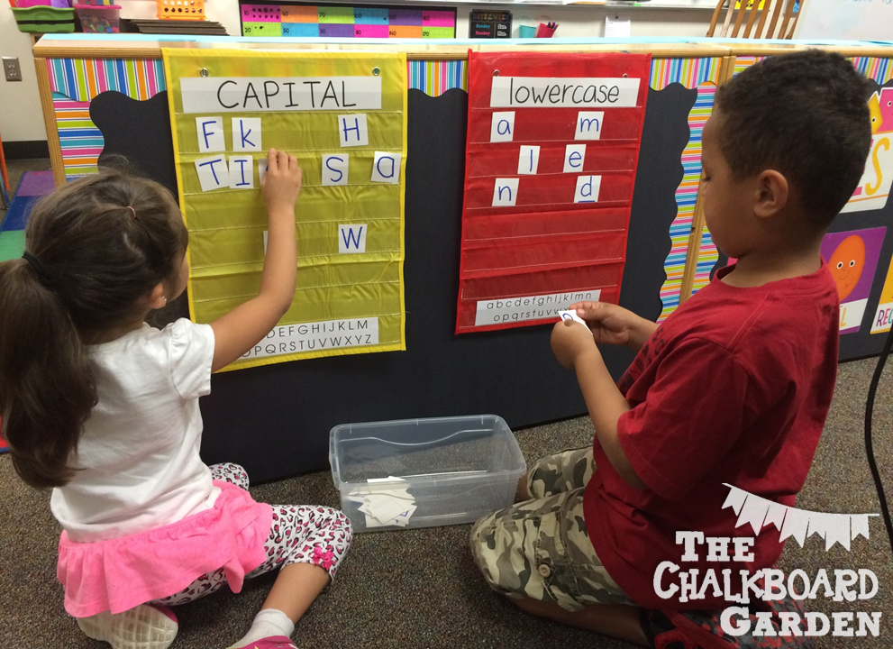 The Chalkboard Garden: Sweet & Simple ABC Centers