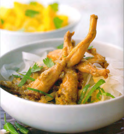 How to Make Cambodian Curried Frog’s Legs Asian Cooking Recipe Cuisine