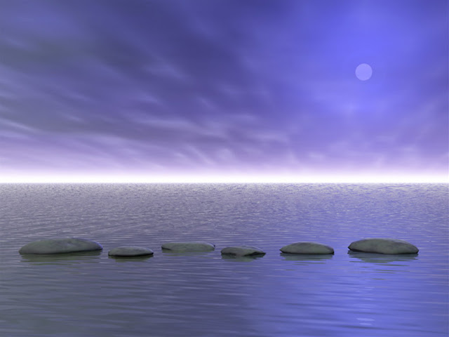 Zen Relaxation Backgrounds: Blue Zen