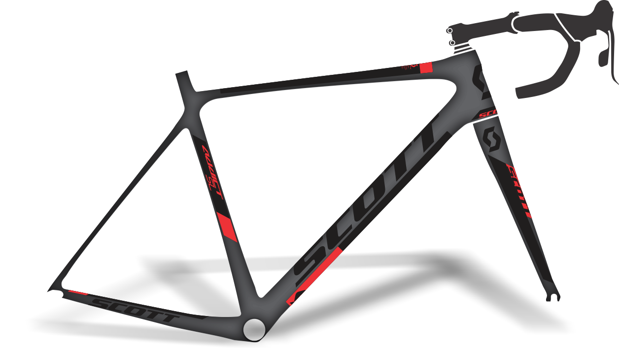 designstickers: Adesivo quadro Scott - Addict SL 2017