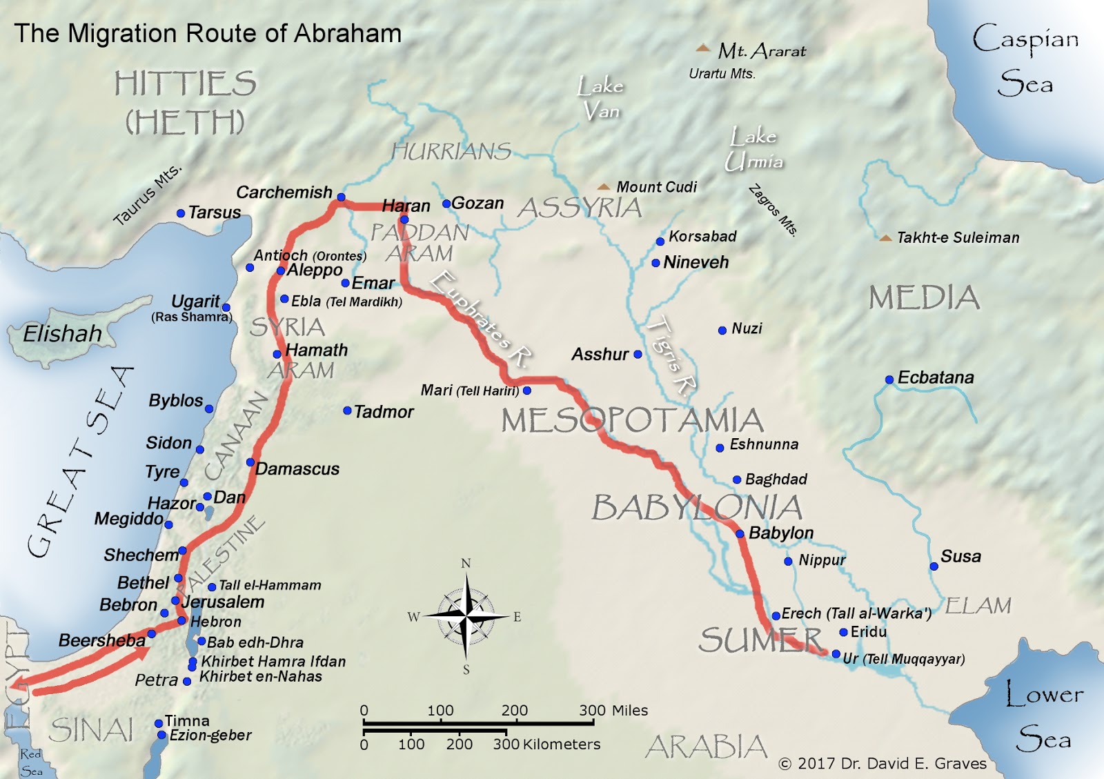 Biblical Archaeology: Map 2