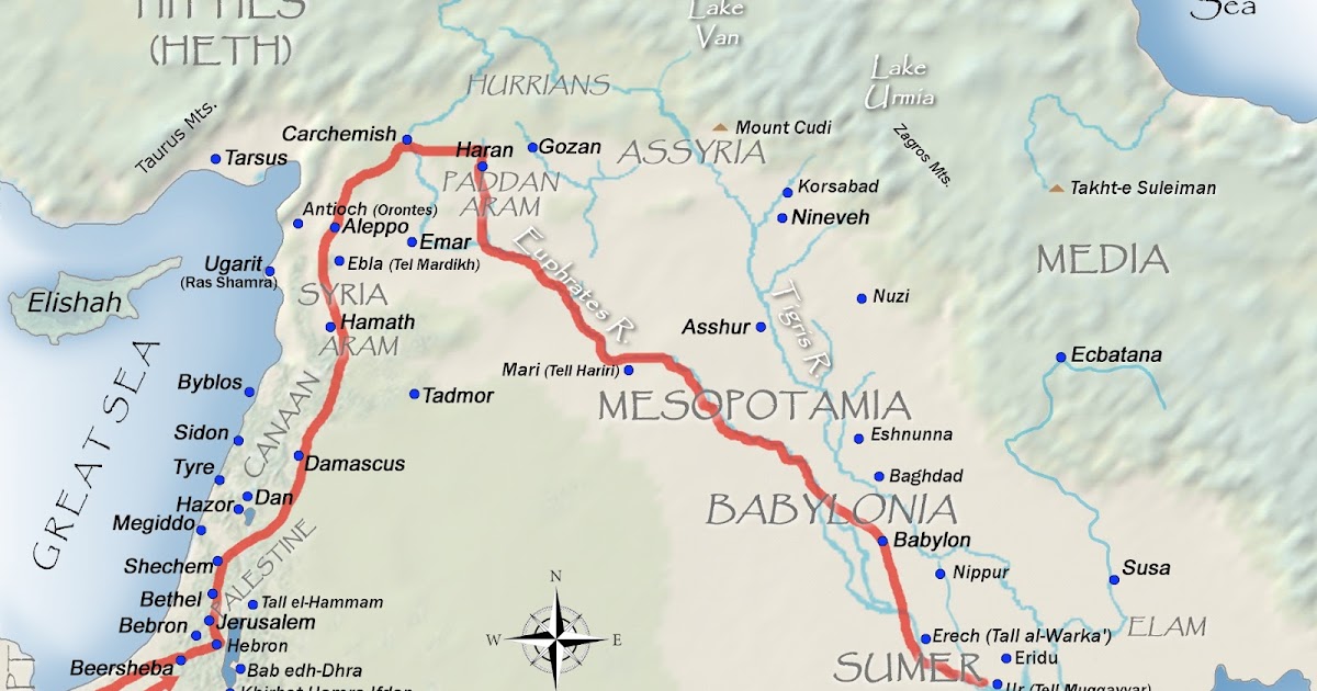 Biblical Archaeology: Map 2