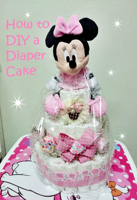 DIY: How to make a diaper cake tutorial
