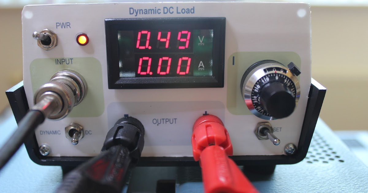 Paul's DIY electronics blog: Building a Dynamic DC Power Load (updated)