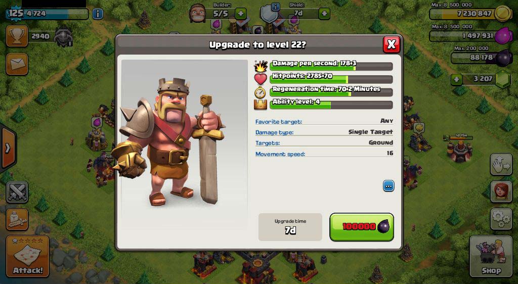 [89] Clash Of Clans COC TH 10 MAX AQ Lvl.25 Archer Tower Lv.13 Inferno ...