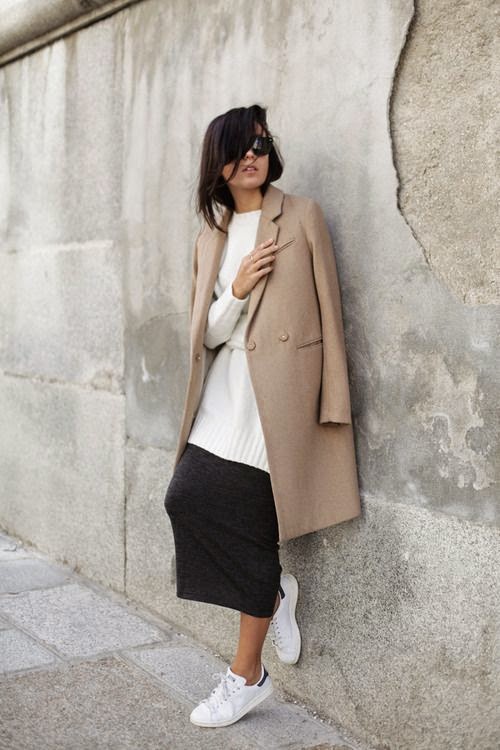 I want pretty: LOOK-Ideas de cómo usar un abrigo beige.