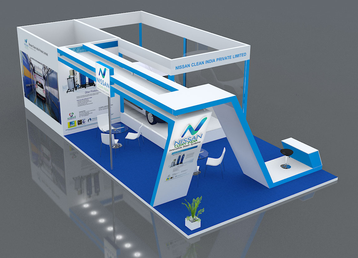 Saravanan Designs: 12m x 4m_Nissan Clean India Stall Designs