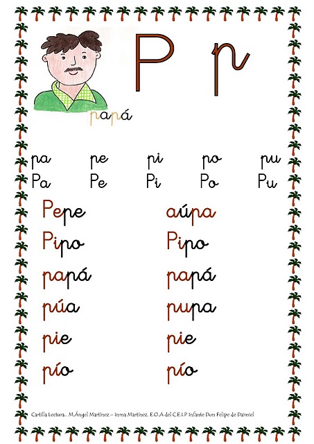 Lectura letra p - Imagui