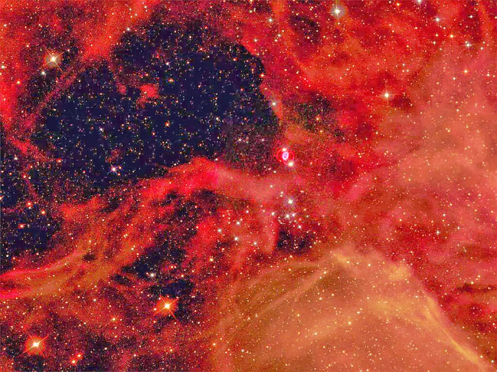 Outer Space Red Wallpaper - HD wallpaper