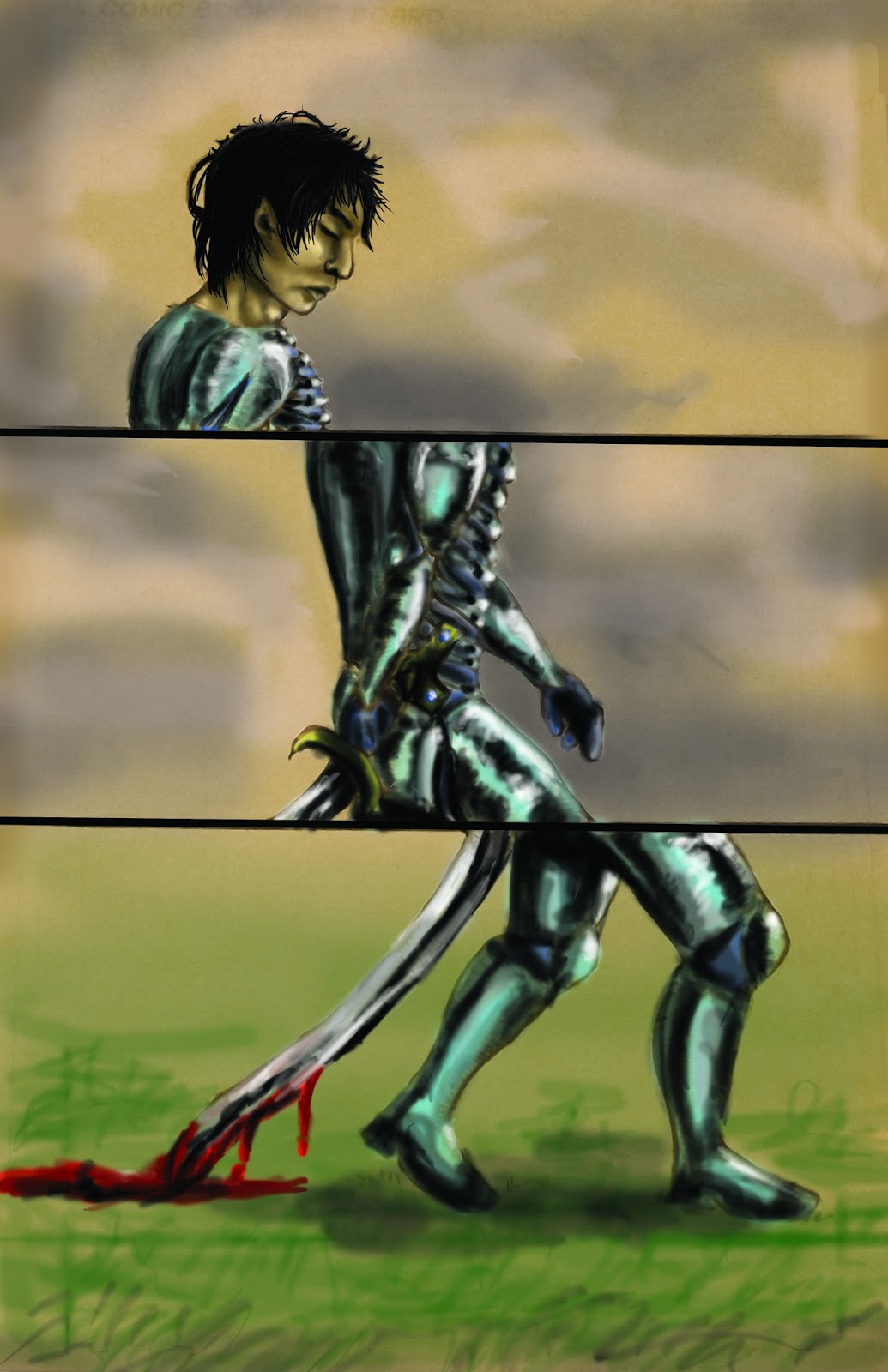 Rose Illustration: 'Defiance' Sequential Series