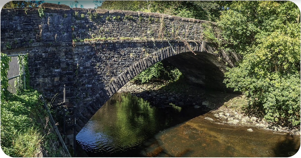 Carmarthenshire Bridges: Old Pontamman bridge crossing the Amman river.